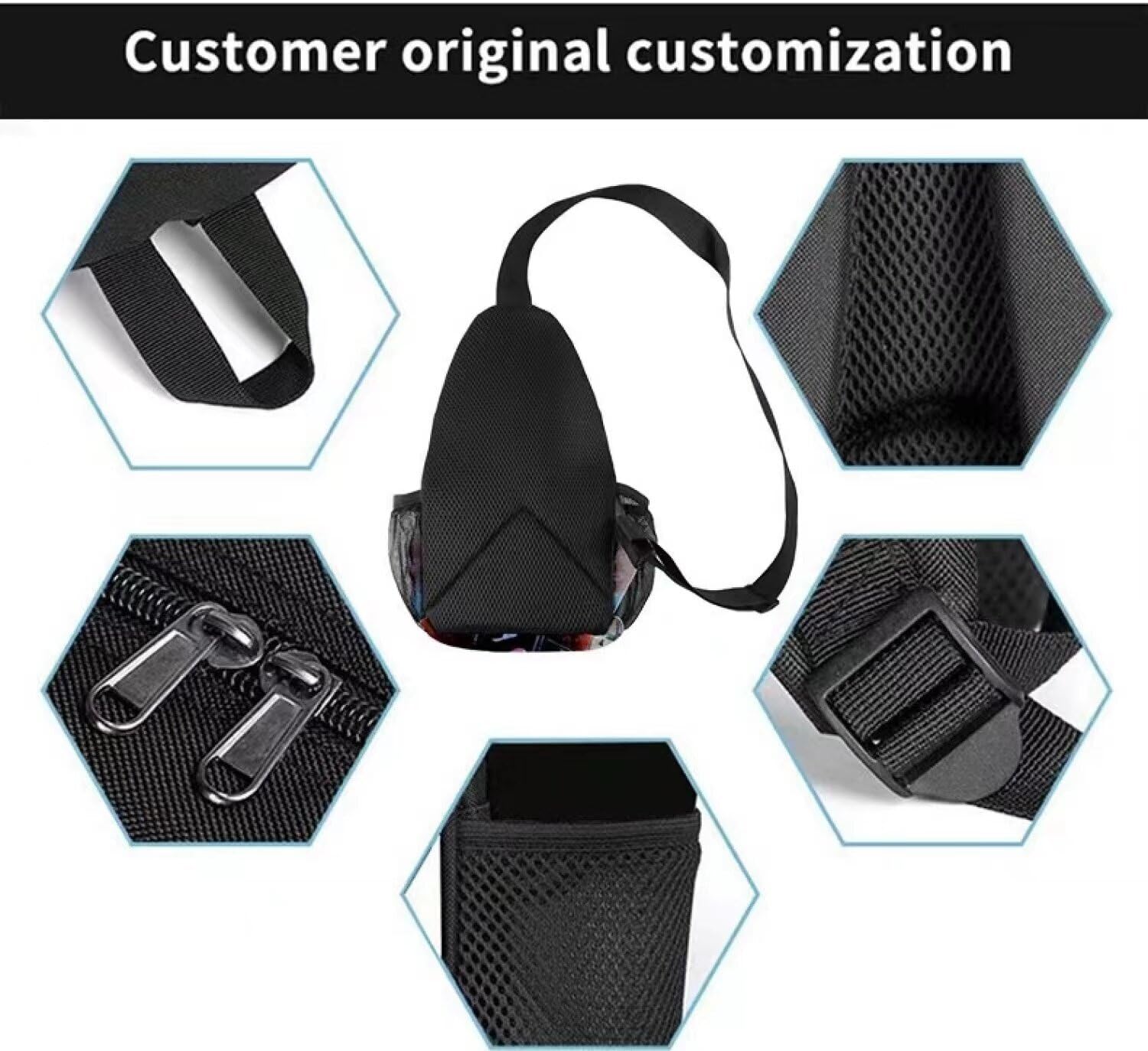 Backwoods Messenger Bag Backwoods Waist Bag Crossbody One Strap Backpack Small Backpack for Men Women