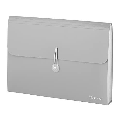 Accordion File Organizer 13 Pocket Expanding File Folder with Labels, Accordion File Organizer Letter Size Letter A4 Paper for Receipts, Bills and Documents 13" x 9.5” –by Enday