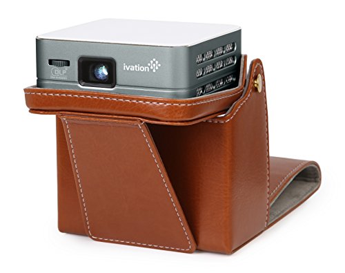 Ivation Pro3 Portable Rechargeable Smart DLP Projector β Streams via HDMI/MHL & USB Connections, Wi-Fi, Bluetooth β Compatible with DLNA, Miracast, Airplay Wireless Mirroring for iOS & Android - Gray