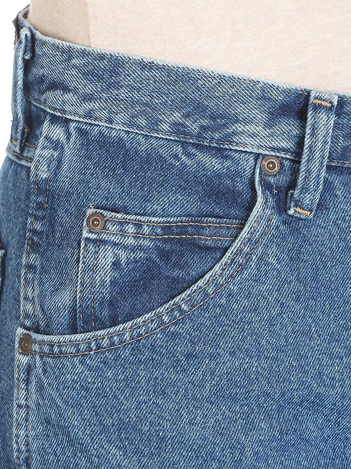 Wrangler Authentics Men's Classic 5-Pocket Regular Fit Cotton Jean, Stonewash Mid, 38W x 28L