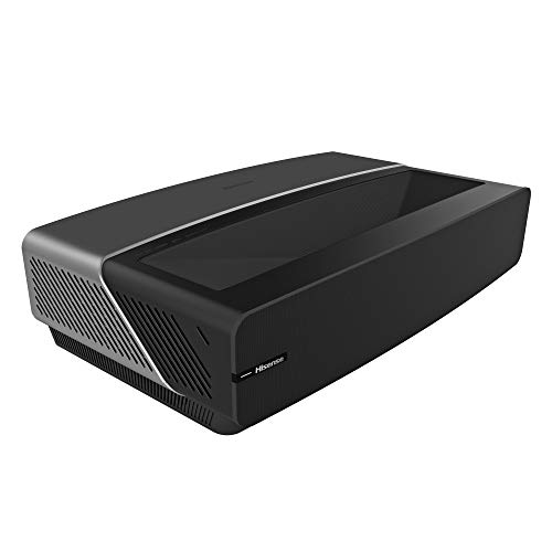 Hisense 120L5F Laser Cinema 4K Ultra Short Throw Laser Projector with 120” ALR Screen | 2700 ANSI Lumens | Android TV | HDR10 | Built-in Alexa and Google Assistant