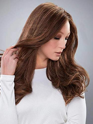 Bundle - 3 item: Blake Large Exclusive Remy Human Hair Wig by Jon Renau, Christy's Wigs Q & A Booklet & Wide Tooth Comb - Color: 613/102S8