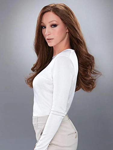 Bundle - 3 item: Blake Large Exclusive Remy Human Hair Wig by Jon Renau, Christy's Wigs Q & A Booklet & Wide Tooth Comb - Color: 613/102S8
