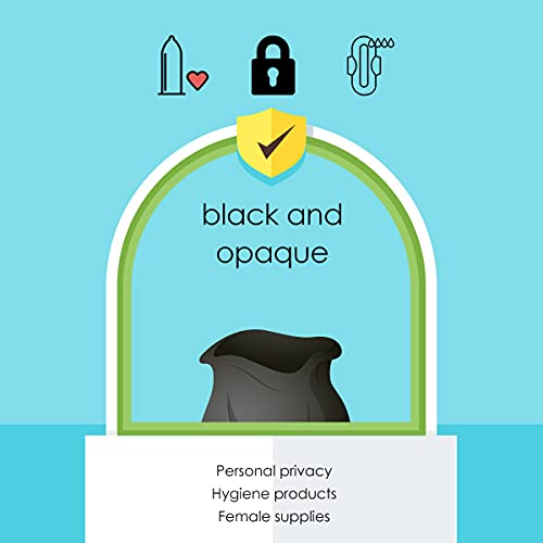 2.6 Gallon 80 Counts Strong Trash Bags Garbage Bags by Teivio, Bathroom Trash Can Bin Liners, Small Plastic Bags for Home Office Kitchen,fit 10 Liter, 2,2.5,3 Gal, Black
