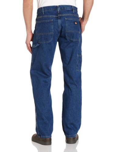 Dickies mens Relaxed Straight-fit Carpenter Jeans, Indigo Blue, 36W x 34L US
