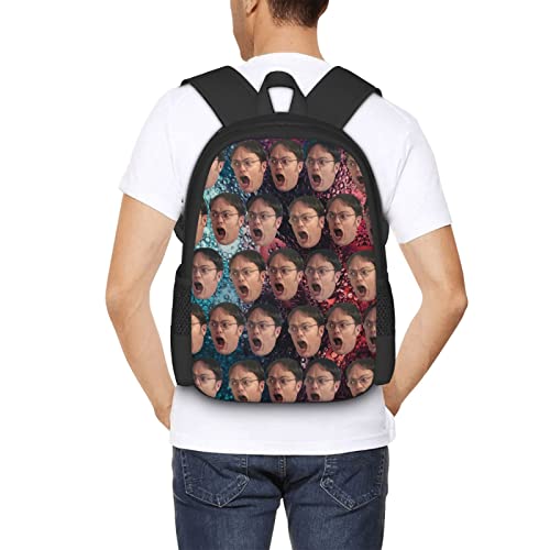 VNCXCNCN Dwight Premium Sales Schruter Classic Basic Casual Backpack Vintage Laptop Backpack Travel Backpack Fits Notebook Sports Backpack