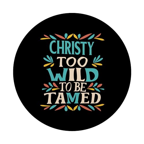 CHRISTY Name Cute Retro Girls Wildflower CHRISTY Name PopSockets Standard PopGrip