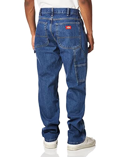 Dickies mens Relaxed Straight-fit Carpenter Jeans, Indigo Blue, 36W x 34L US
