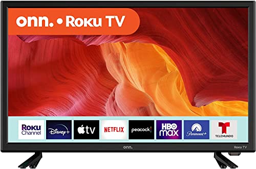 ONN 24-Inch Class HD (720P) LED Smart TV Compatible with Netflix, Disney+, YouTube and Google Assistant + Wall Mount Included (No Stands) 100012590 (Renewed)