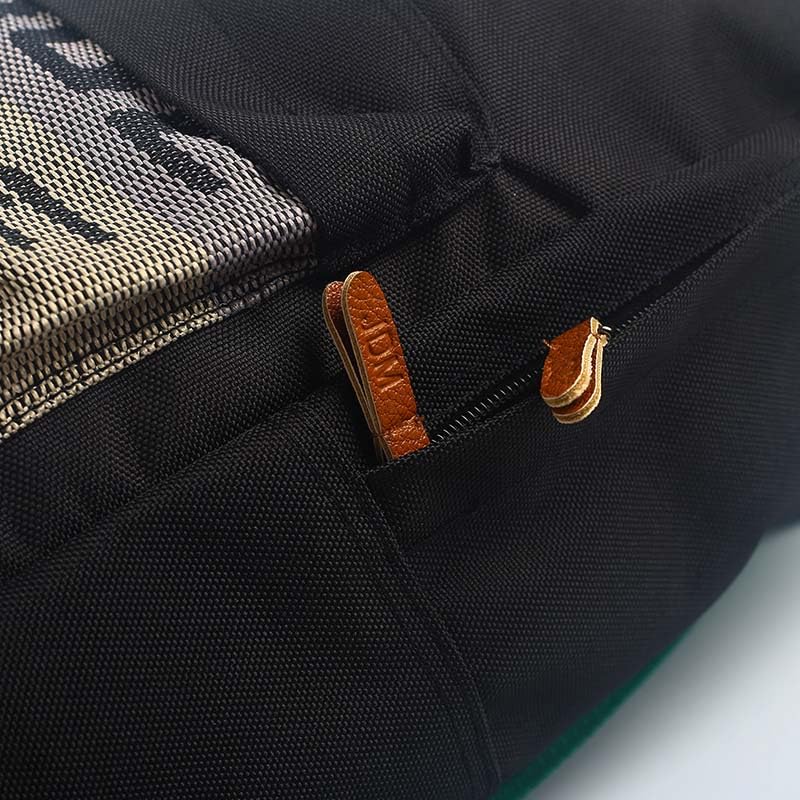 JDM Backpack Racing Fabric with Harness Shoulder Straps Large Capacity Laptop Storage (BRD Strap-Black)