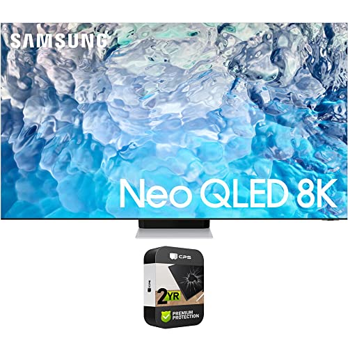 SAMSUNG QN85QN900BFXZA 85 Inch Neo QLED 8K Smart TV 2022 Bundle with Premium 2 YR CPS Enhanced Protection Pack