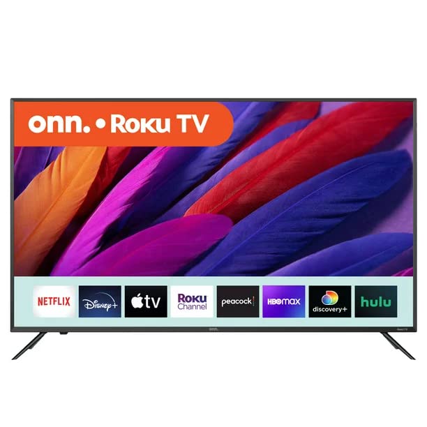 ONN 50-Inch Class 4K 2160p Smart QLED TV 60Hz Refresh Rate Compatible with Alexa & Google Assistant 100097811 (Renewed)