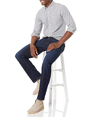 Amazon Essentials Men's Straight-Fit Stretch Jean, Indigo Wash, 38W x 29L