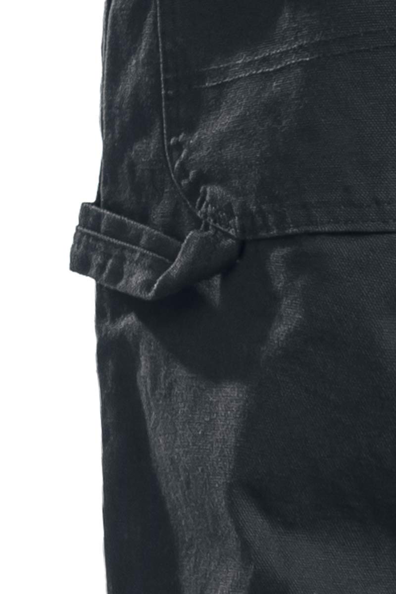 Dickies Men's Relaxed Fit Straight-Leg Duck Carpenter Jean, Black, 34W x 30L