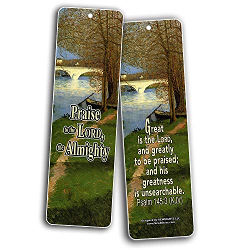 Be Still My Soul Religious Bookmarks Cards (60-Pack) - Stocking Stuffers for Men Women Baptism, Youth Group, Cell Group, VBS Bible Study, Mission Trip - Best Church Supplies