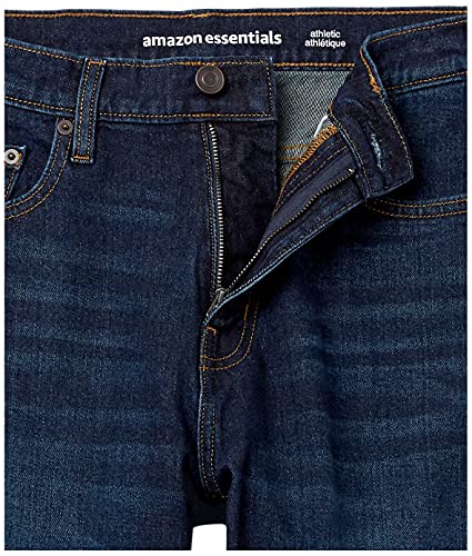 Amazon Essentials Men's Straight-Fit Stretch Jean, Indigo Wash, 38W x 29L