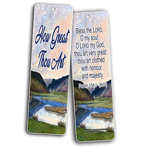 Be Still My Soul Religious Bookmarks Cards (60-Pack) - Stocking Stuffers for Men Women Baptism, Youth Group, Cell Group, VBS Bible Study, Mission Trip - Best Church Supplies