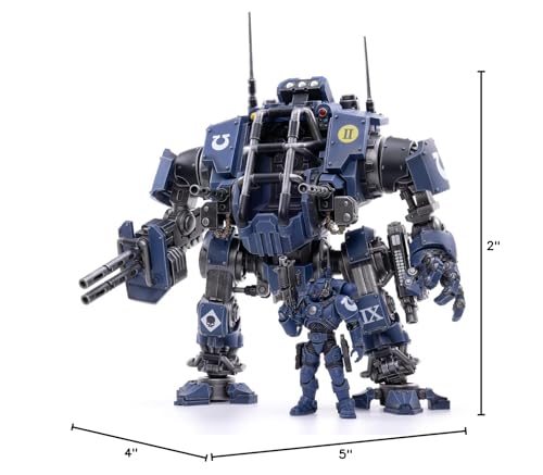 HUAXI DARK SOURCE(HAINAN)TECH JOYTOY Warhammer 40K INVICTOR Tactical WARSUIT 1/18 FIG, Multicolor
