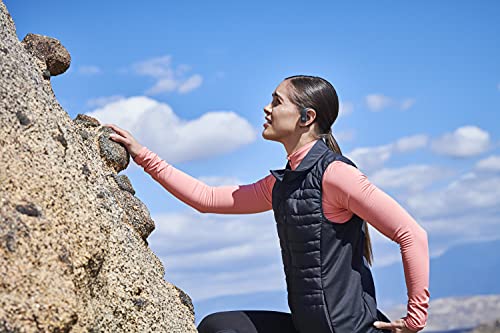 JBL ENDURANCE PEAK - True Wireless Earbuds, Bluetooth Sport Headphones with Microphone, Waterproof, up to 28 hours Battery, Charging Case and Quick Charge, Works with Android and Apple iOS (black)