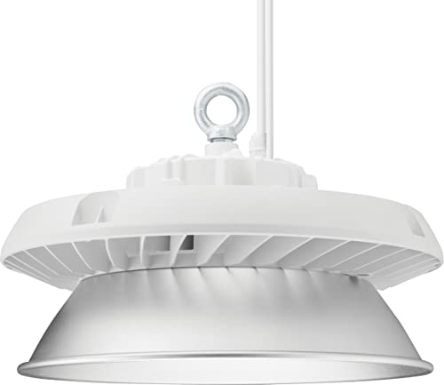 Lithonia Lighting JEBL 18L 40K 80CRI WH JEBL 18,000 Lumen LED High Bay Light with Cool White 4000K Color Temperature, White 5.00x13.00x13.00