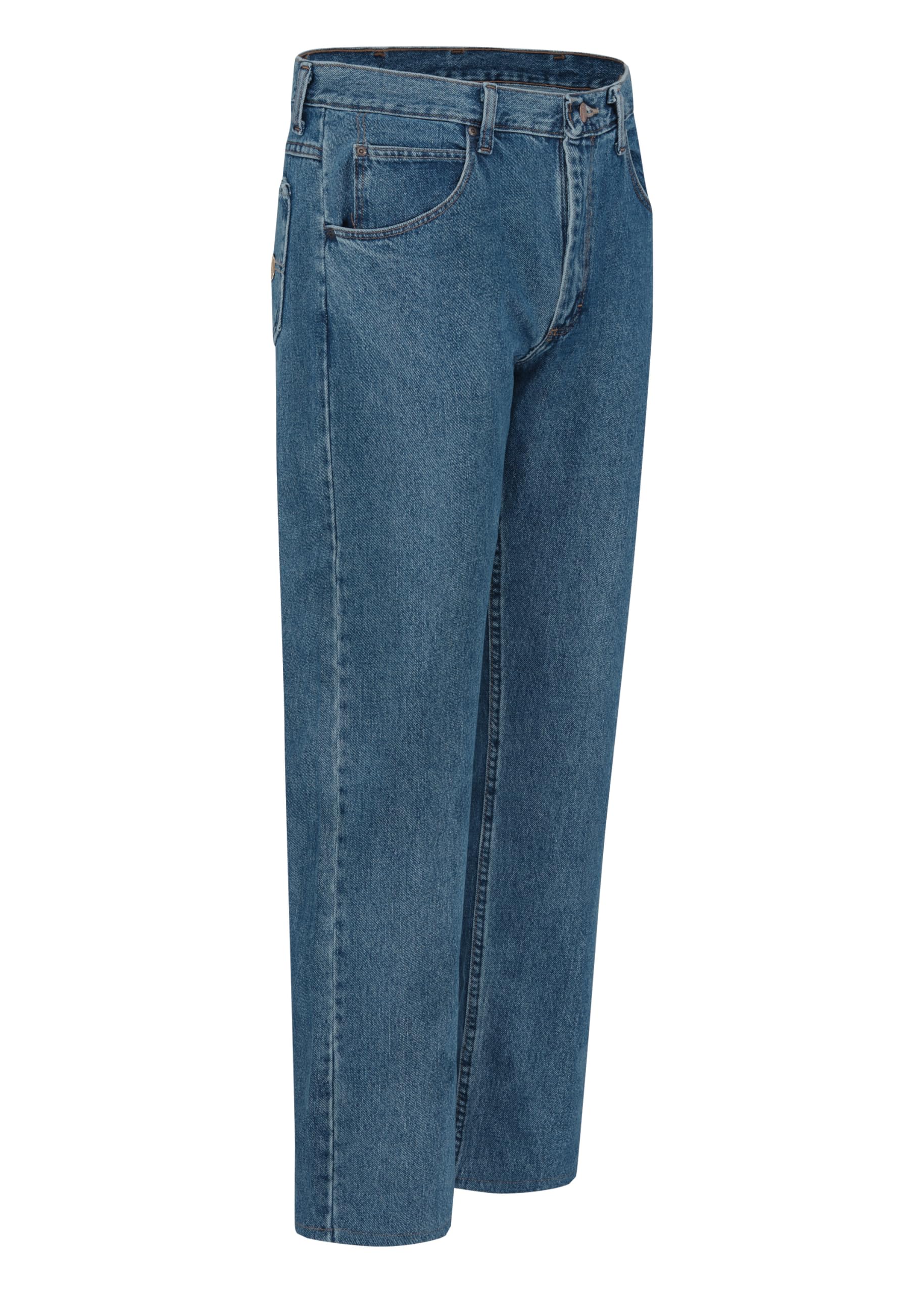 Red Kap mens Relaxed Fit jeans, Stonewash, 36W x 30L US
