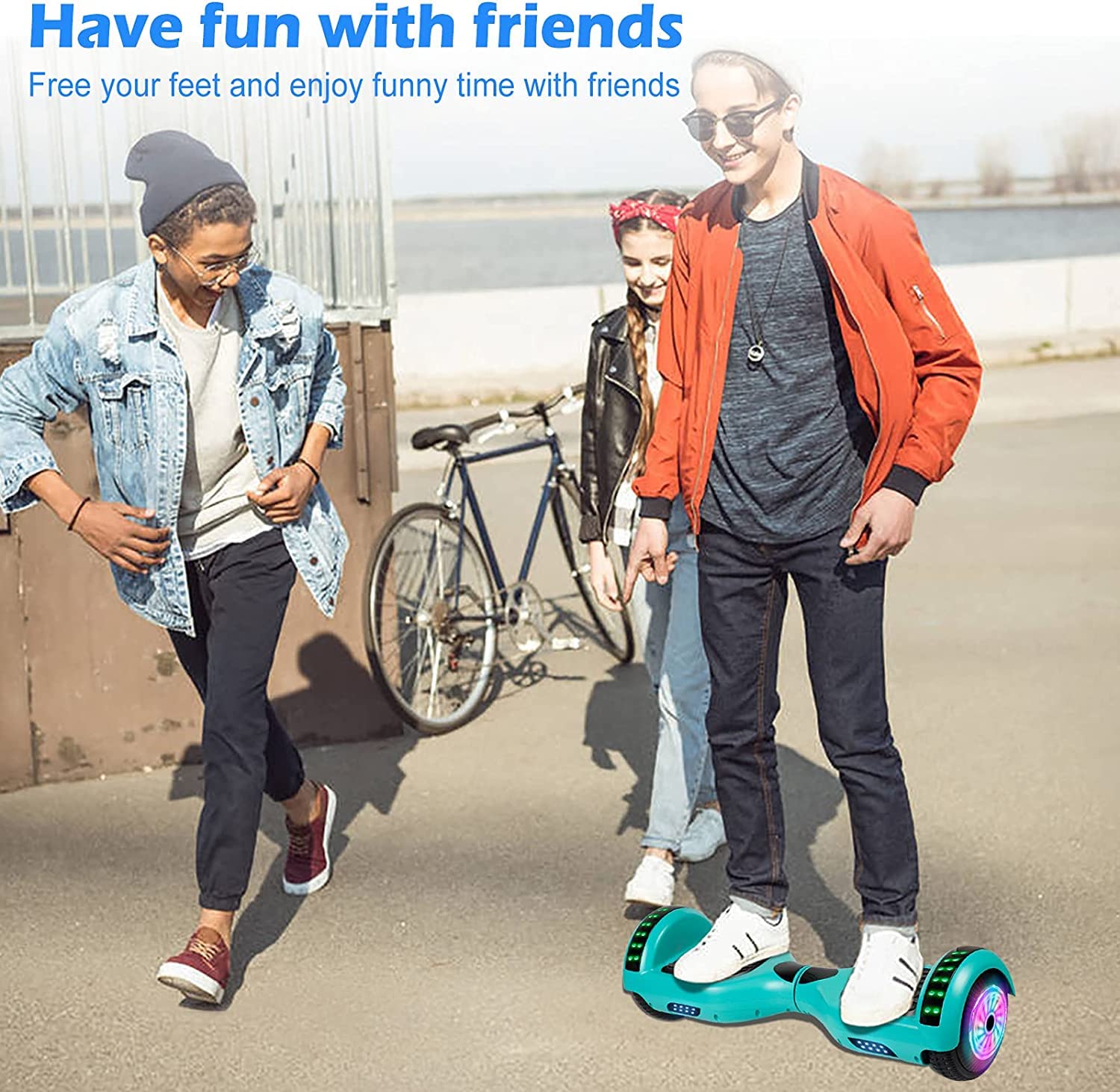 jolege Hoverboard, 6.5" Self Balancing Hoverboard Electric Scooter Hoverboard for Kids