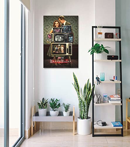 WandaVision - TV Show Poster (Live On TV) (Size: 24" x 36")