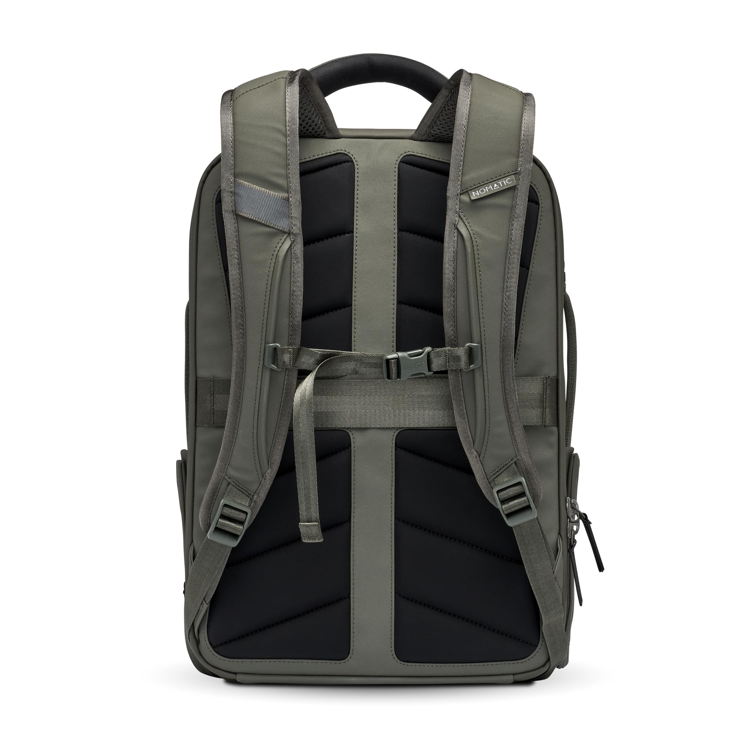 NOMATIC Travel Pack - 14L Water Resistant Laptop Bag - TSA-Ready Expandable Olive Backpack
