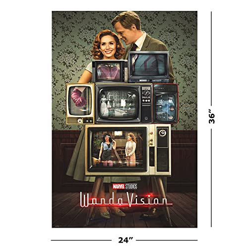WandaVision - TV Show Poster (Live On TV) (Size: 24" x 36")