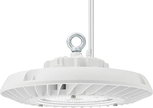 Lithonia Lighting JEBL 18L 40K 80CRI WH JEBL 18,000 Lumen LED High Bay Light with Cool White 4000K Color Temperature, White 5.00x13.00x13.00