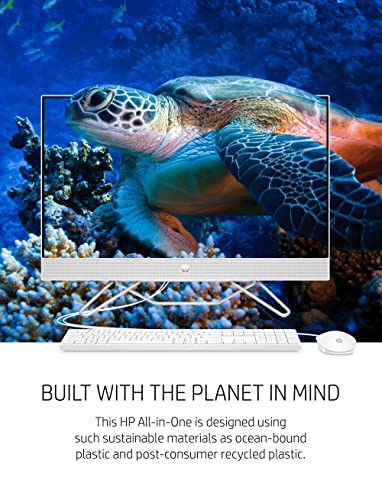 P 27โ All-in-One Desktop, AMD Ryzen 3 5300U, 8 GB RAM, 256 GB SSD, Full HD IPS Micro-Edge Display, Windows 11 Home, 4 USB Ports, Pop-up Privacy Camera, Dual Mics, Keyboard and Mouse (27-cb0030, 2021)