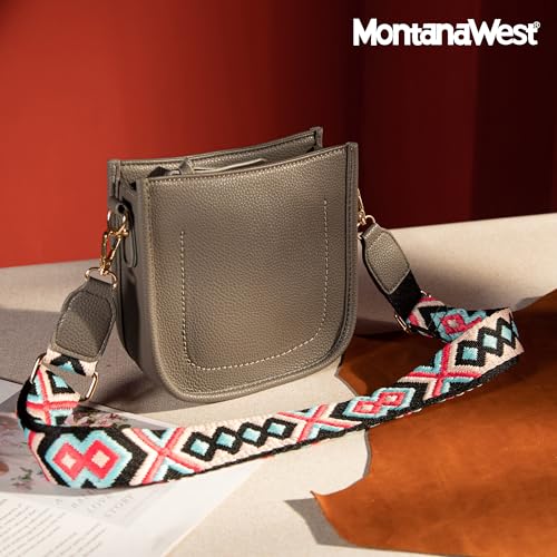 Montana West Small Crossbody Bag for Women Mini Classic Lightweight Bucket Purse,MWC-077AGY