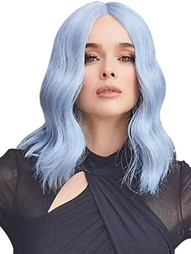 Bundle - 4 Items: Velvet Wavez Wig by Rene Paris, Christy's Wigs Q & A Booklet, BeautiMark Synthetic Shampoo & Wide Tooth Comb - Color: Polar Sky