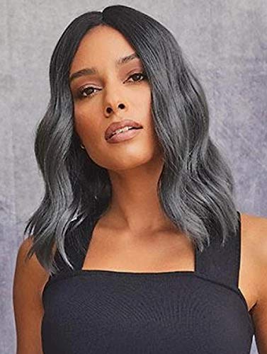Bundle - 4 Items: Velvet Wavez Wig by Rene Paris, Christy's Wigs Q & A Booklet, BeautiMark Synthetic Shampoo & Wide Tooth Comb - Color: Polar Sky