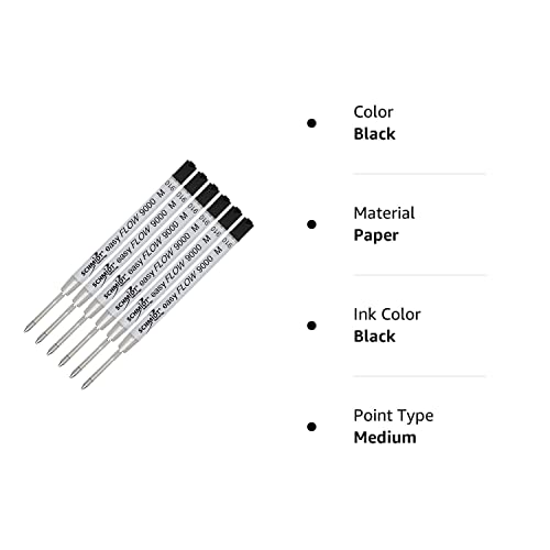 6 Pack - Schmidt easyFLOW 9000 - Black Ink