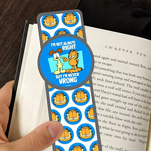 Garfield and Odie I'm Never Wrong Set of 3 Glossy Laminated Bookmarks