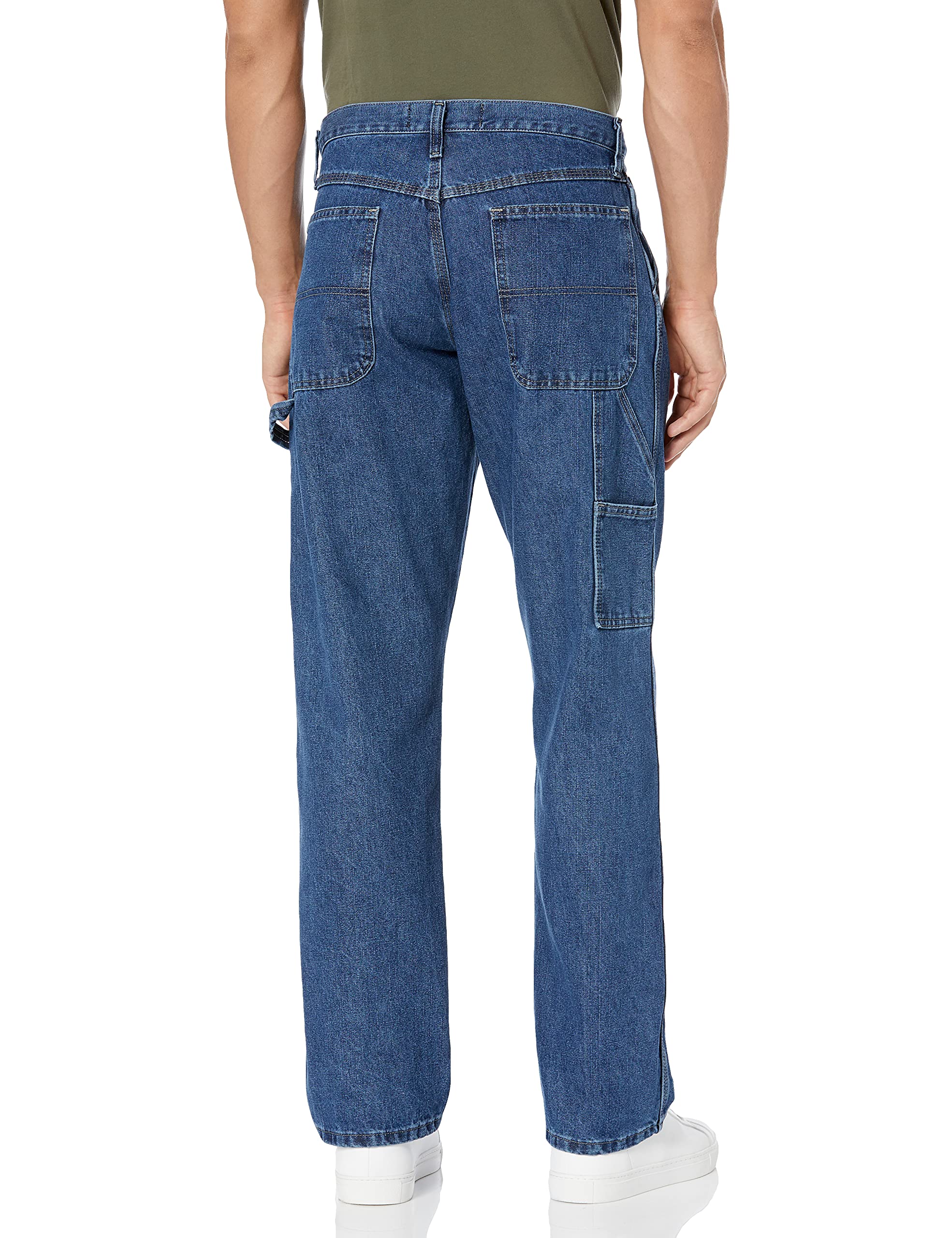 Wrangler Authentics mens Classic Carpenter jeans, Retro Stone, 36W x 32L US
