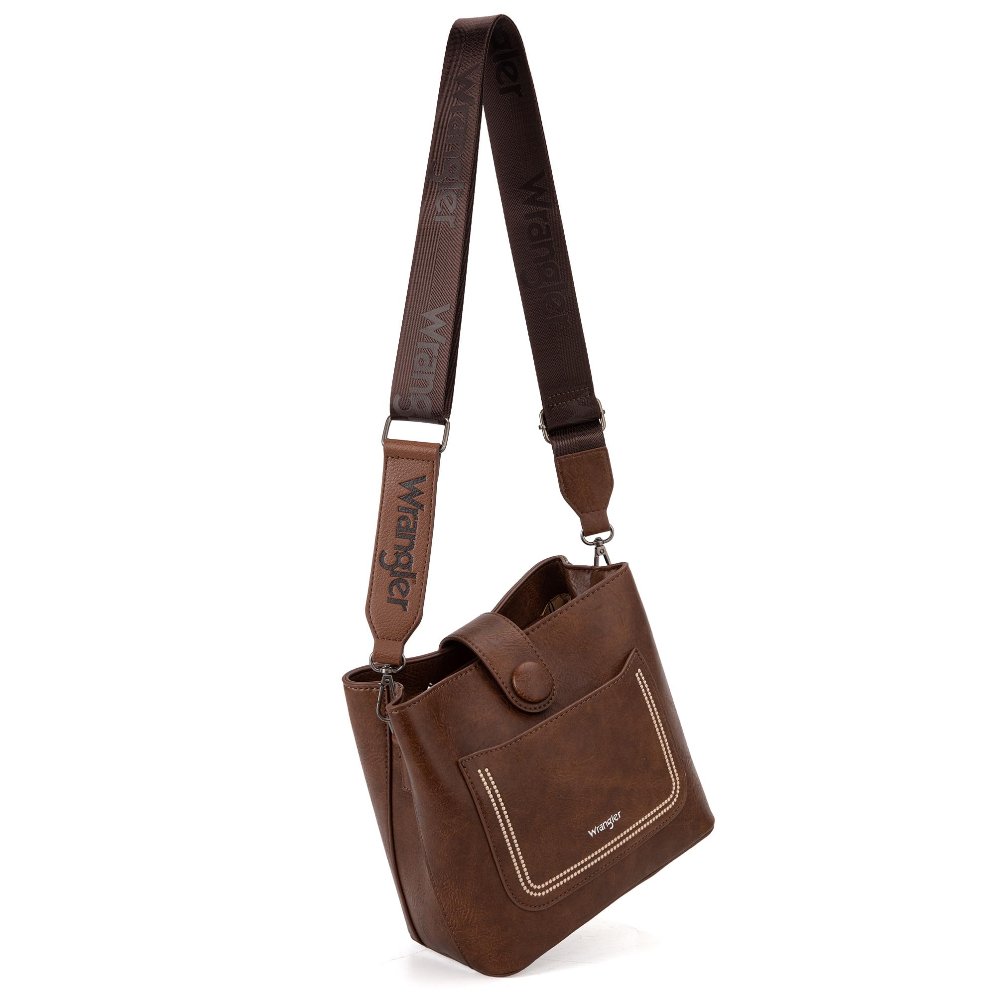 Wrangler Vintage Crossbody Purses for Women Purses and Handbags for Gift WG114-110BR