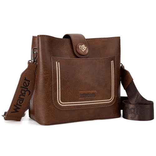 Wrangler Vintage Crossbody Purses for Women Purses and Handbags for Gift WG114-110BR