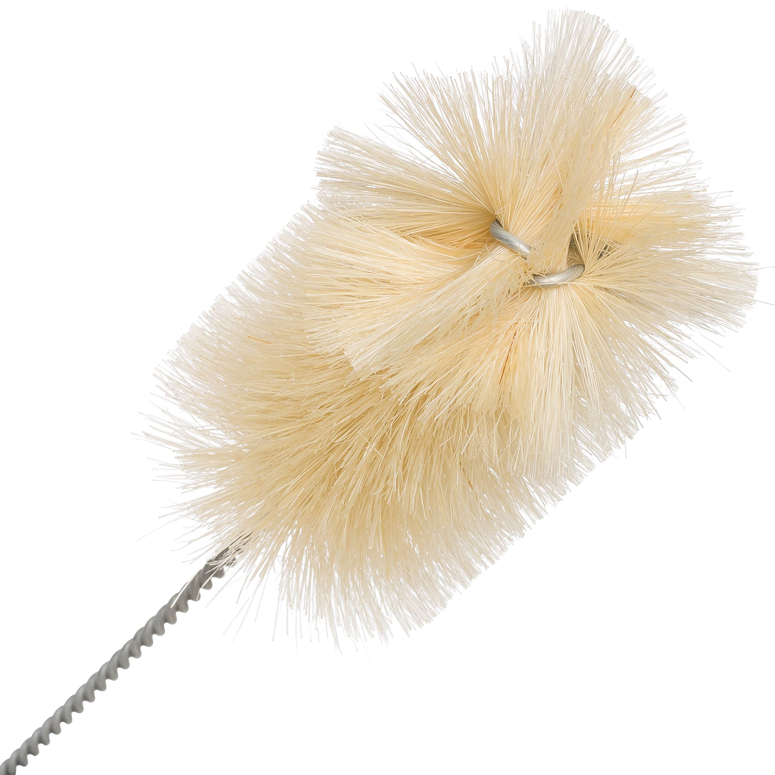Redecker Natural Pig Bristle Soda Bottle Brush, 11-3/4-Inches, Flexible Wire Handle, Made in Germany