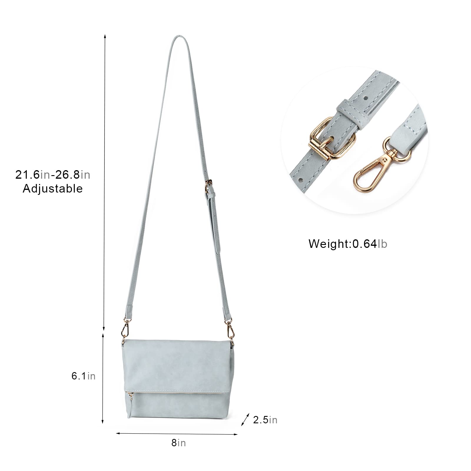 Gladdon Small Crossbody bags for Women Cross body Purse Shoulder Bag Bice