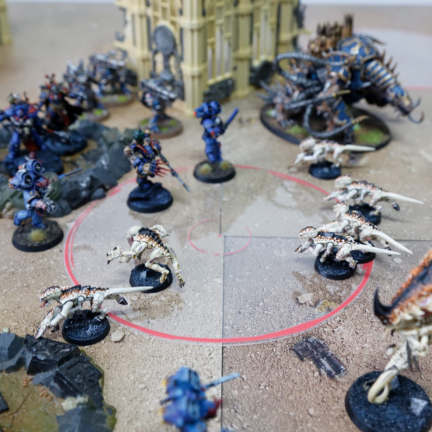 Jucoci Objective Point Markers 6PCS Set Objective Marker Compatible with WH40k Wargame (Miniature Not Included)