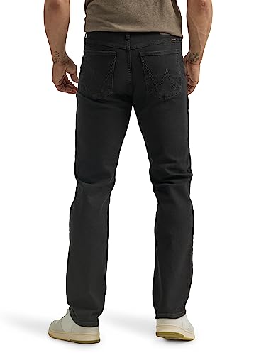 Wrangler Men's Free-to-Stretch Regular Fit Jean, Black, 40W x 32L