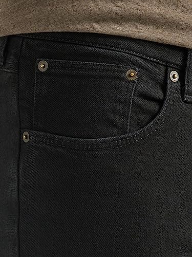 Wrangler Men's Free-to-Stretch Regular Fit Jean, Black, 40W x 32L