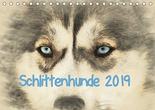 Schlittenhunde 2019 (Tischkalender 2019 DIN A5 quer): Der Kalender ist im kunstvollen Aquarell-Stil gehalten, so dass jedes einzelne Bild einem kleinen Kunstwerk gleicht. (Monatskalender, 14 Seiten )