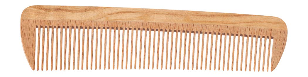 Redecker Oiled Beechwood/Olive Wood Pocket Comb, 5-1/2-Inches, Designed in Germany, Made in Italy