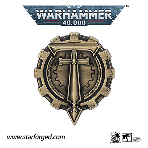 Starforged Collegia Titanica Pin Adeptus Mechanicus Titan Legion Pin Badge Warhammer 40000