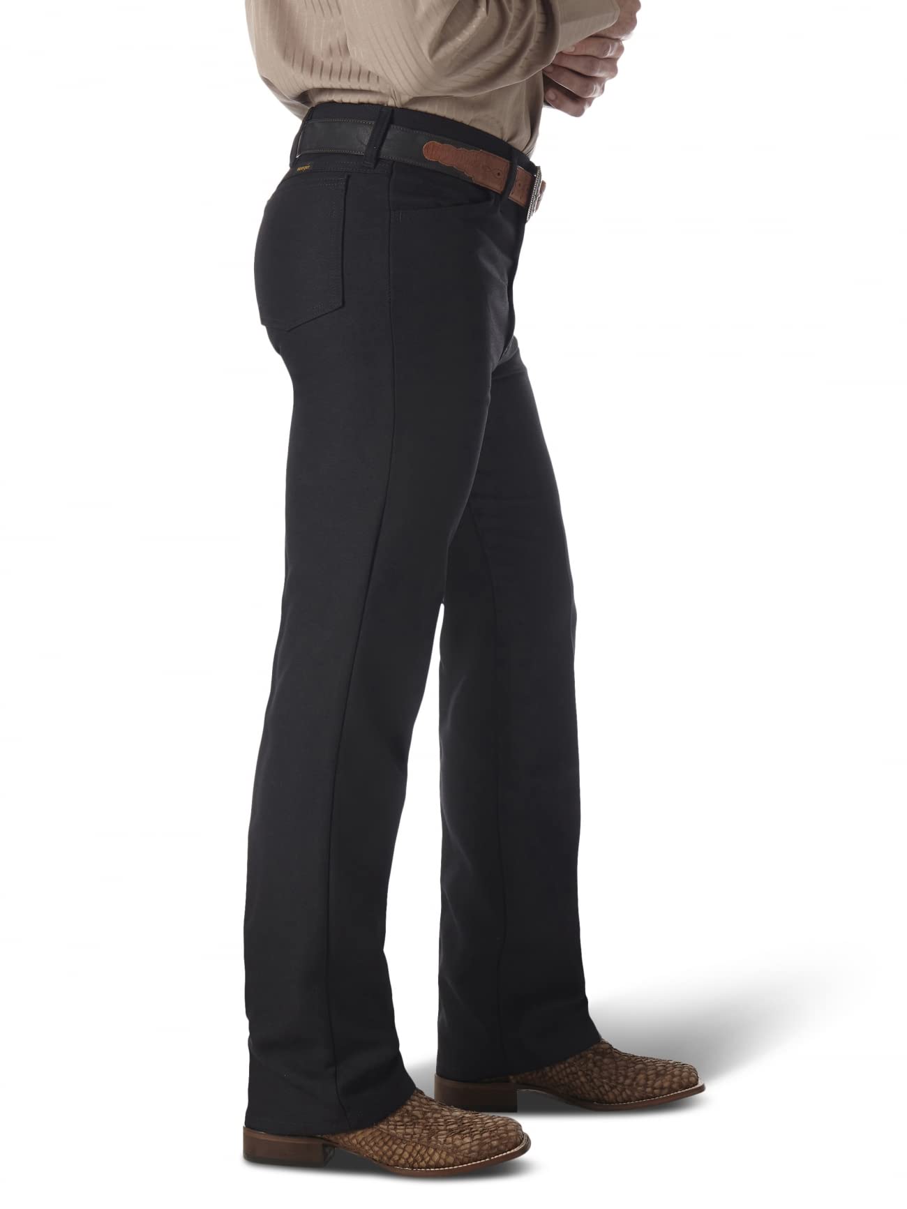 Wrangler mens Wrancher Dress jeans, Black, 40W x 29L US