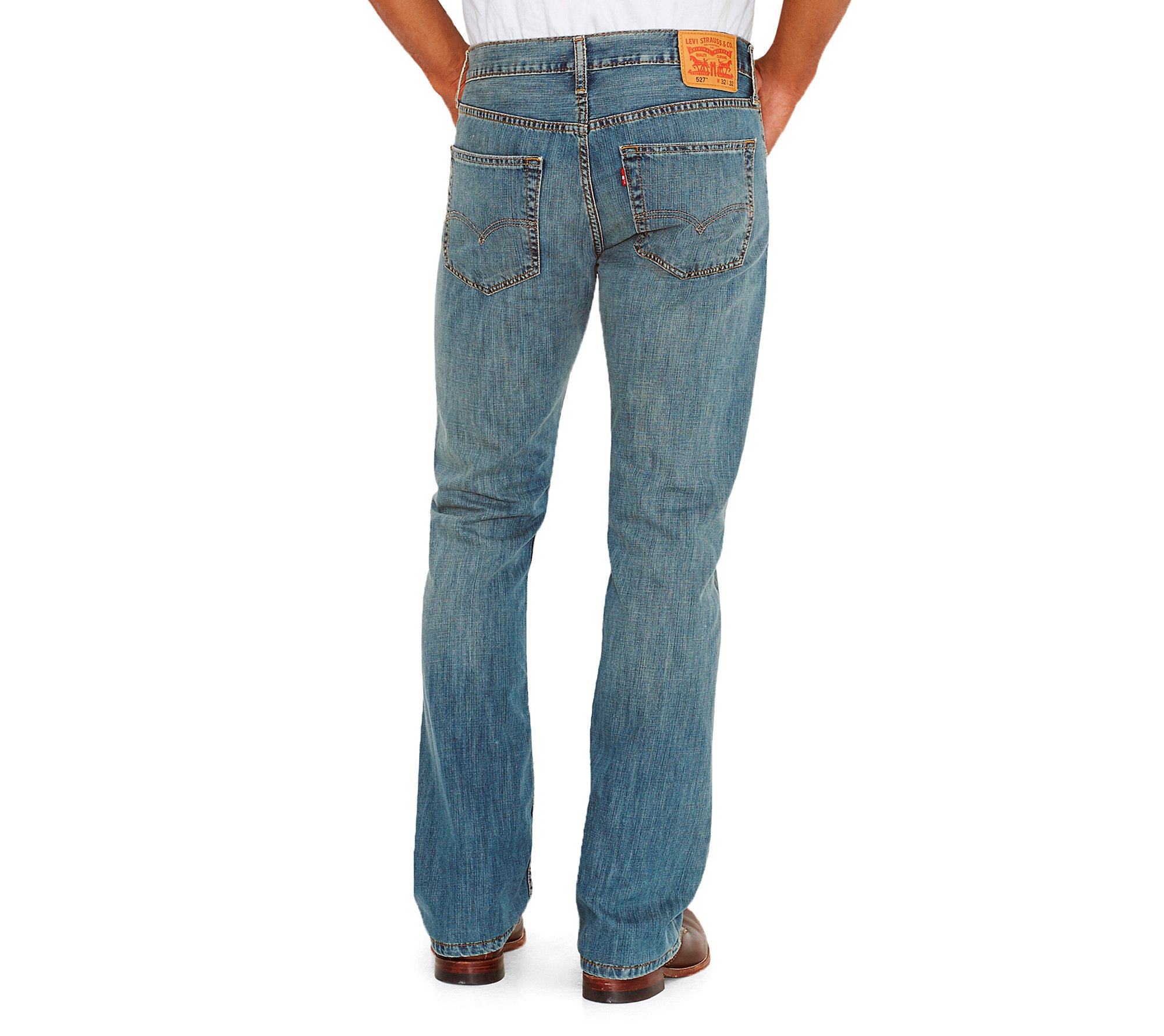 Levi's Men's 527 Slim Bootcut Fit Jeans, Medium Chipped, 32W x 34L