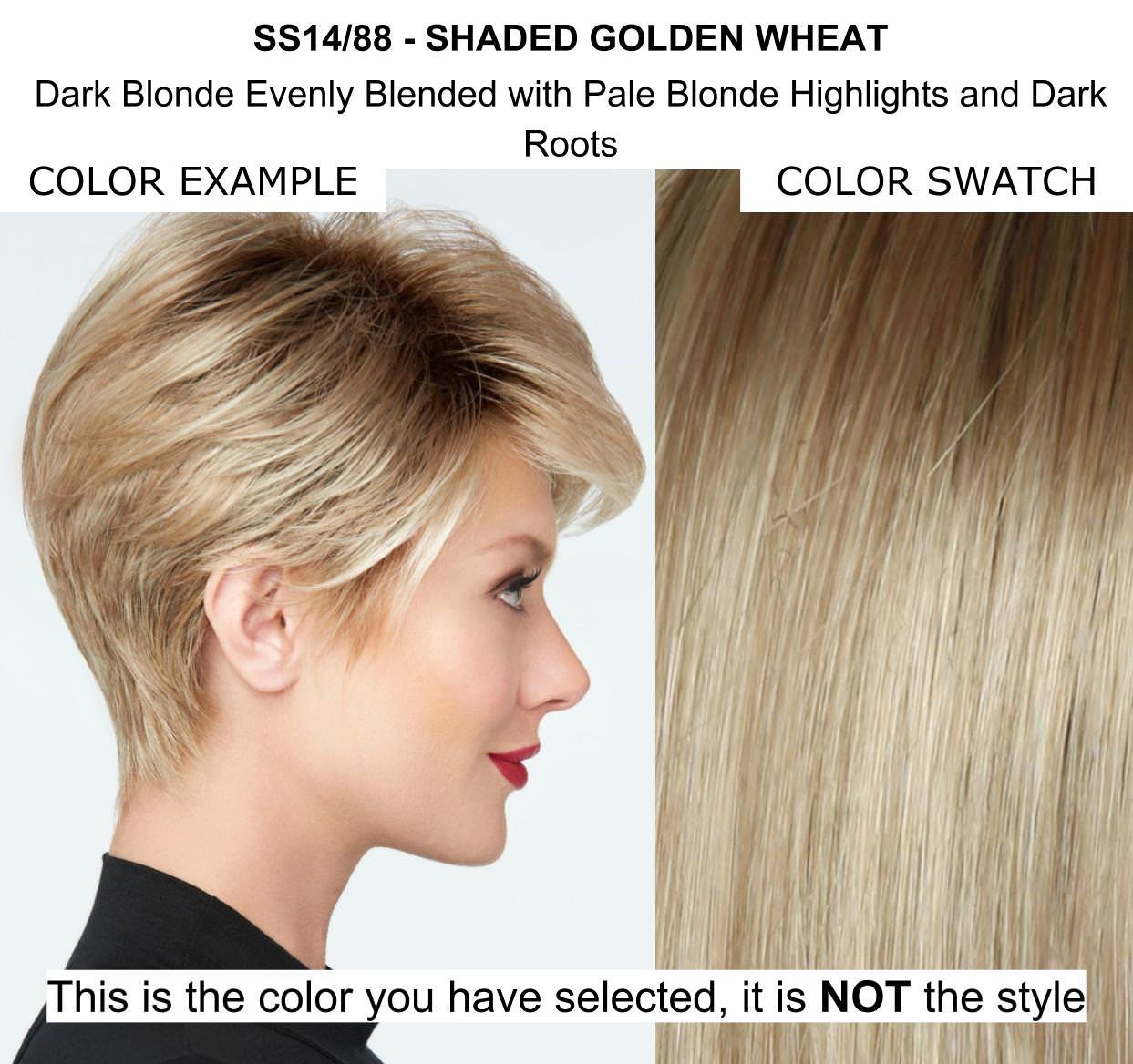 Bundle - 3 Items: Flirty Flip Wig by Hairdo, Christy's Wigs Q & A Booklet & Wide Tooth Comb - Color: SS1488